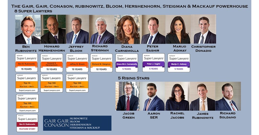 Ben Rubinowitz Ranked #1 in the Top 10 New York Metro Super Lawyers ...