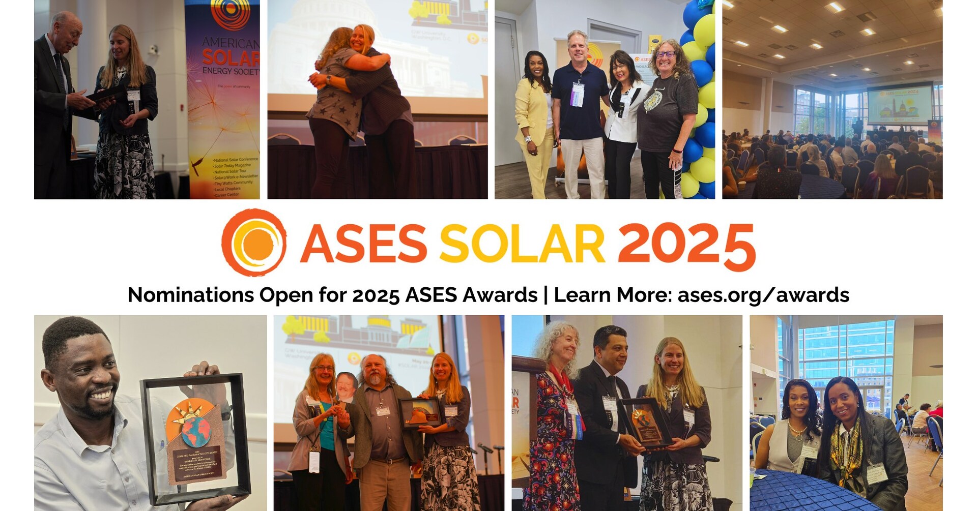 Nominations Open for 2025 ASES Awards: Celebrating Solar Leadership and ...