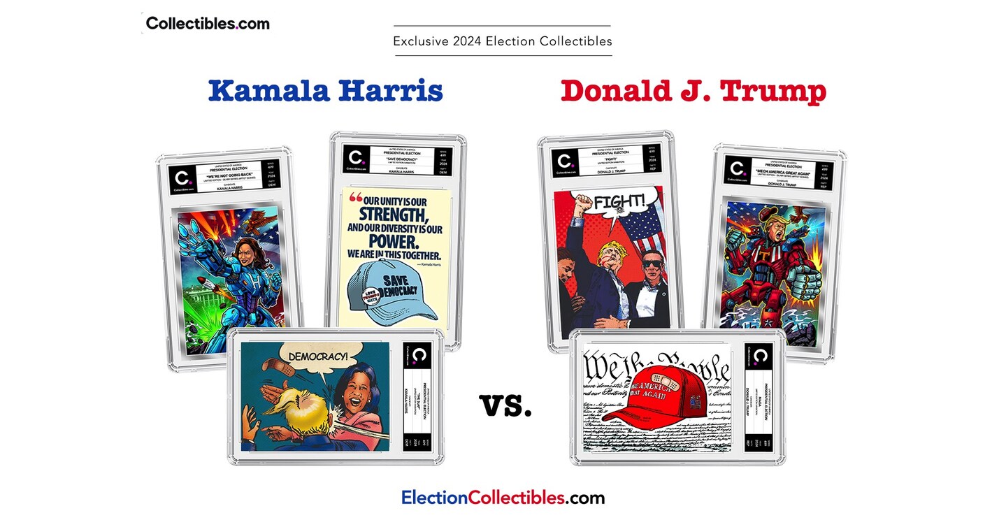 BREAKING: Kamala Harris Leads Donald J. Trump in Sales of Exclusive ...