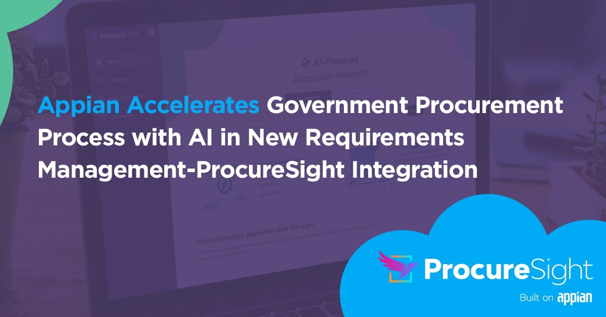 Appian Accelerates Government Procurement with AI in New Requirements ...