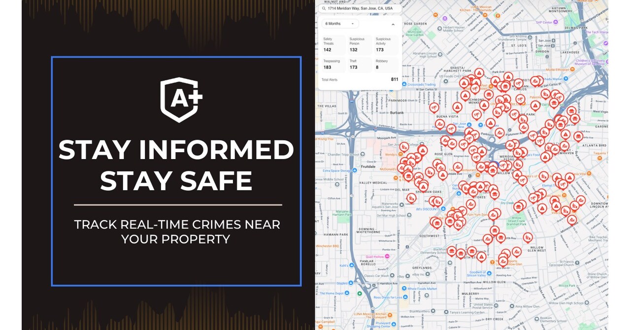 A+ Guard Launches Crime Map for San Jose, Providing Real-Time Insights ...