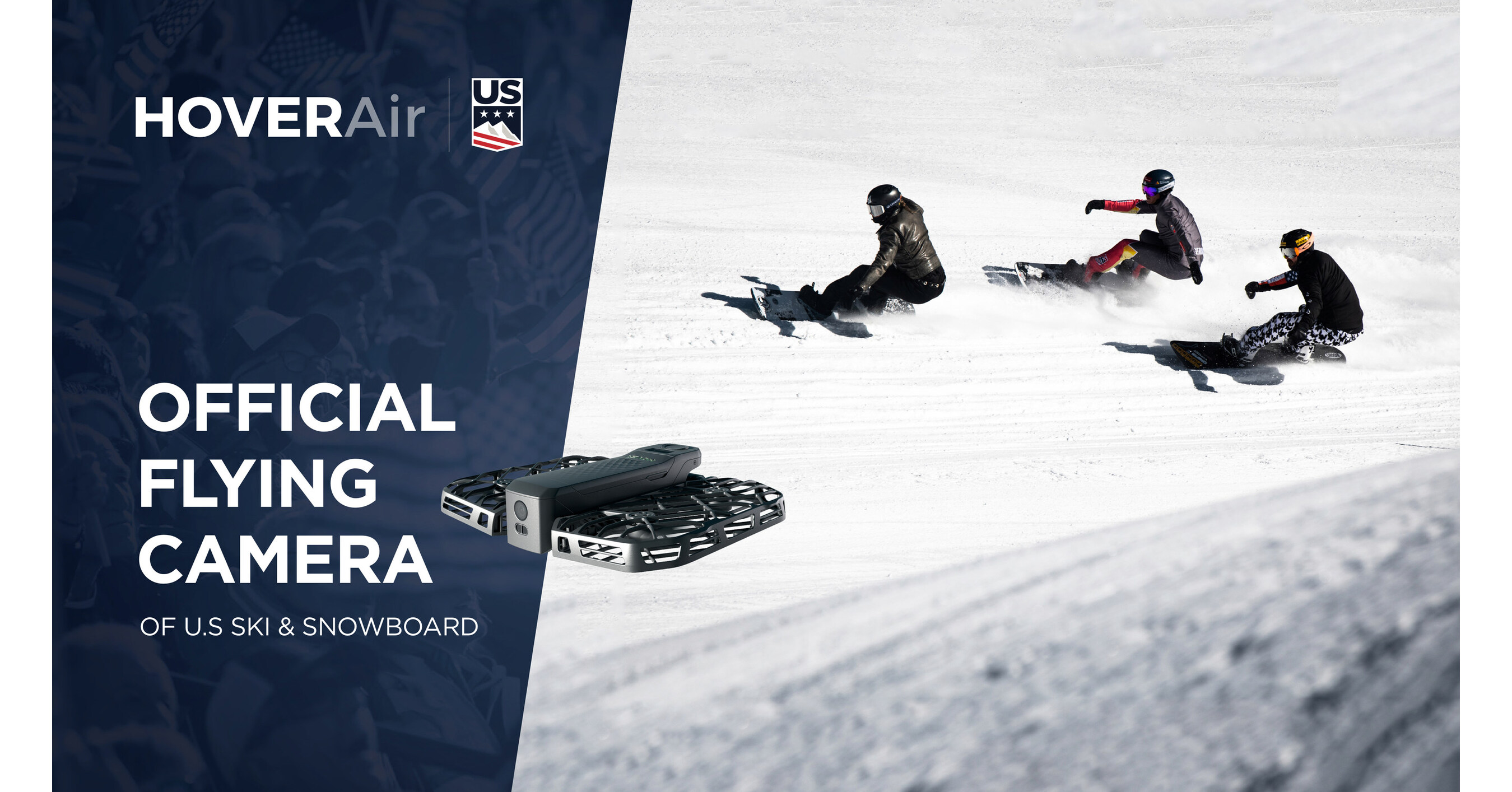 HOVERAir Named Official Flying Camera Partner for U.S. Ski & Snowboard Team