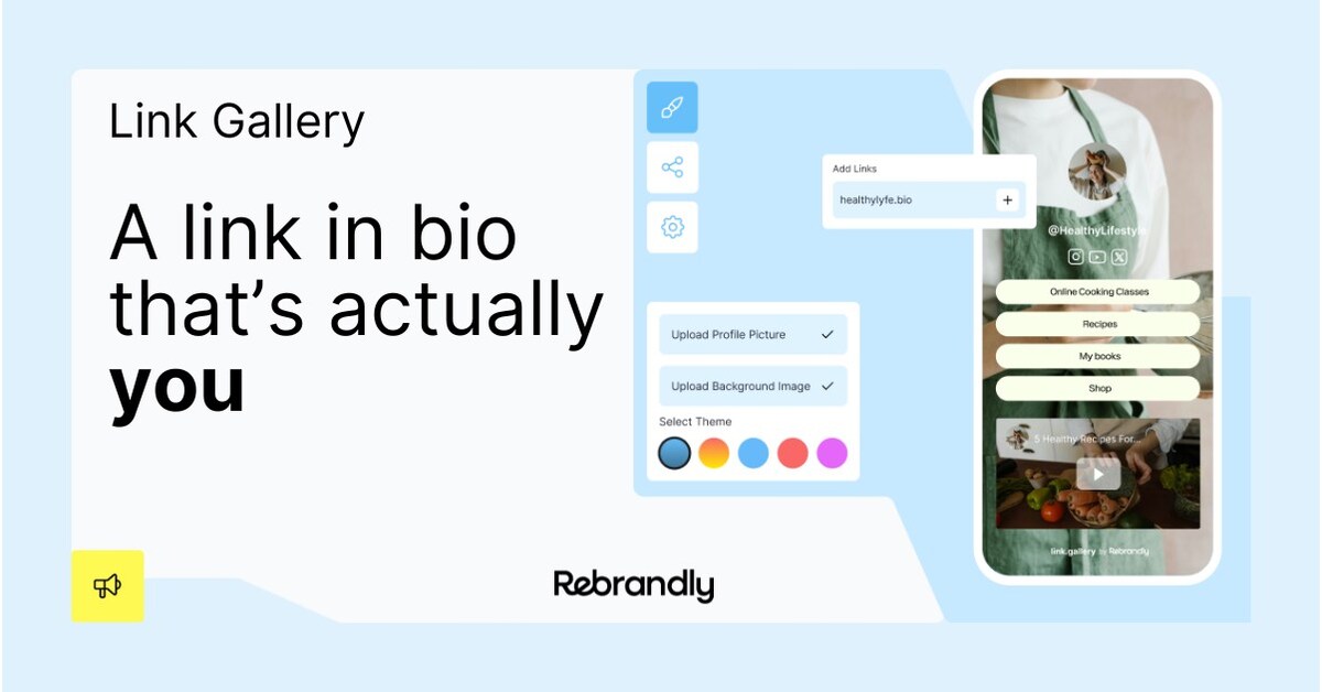 Rebrandly Revolutionizes Link in Bio with the Debut of Link Gallery