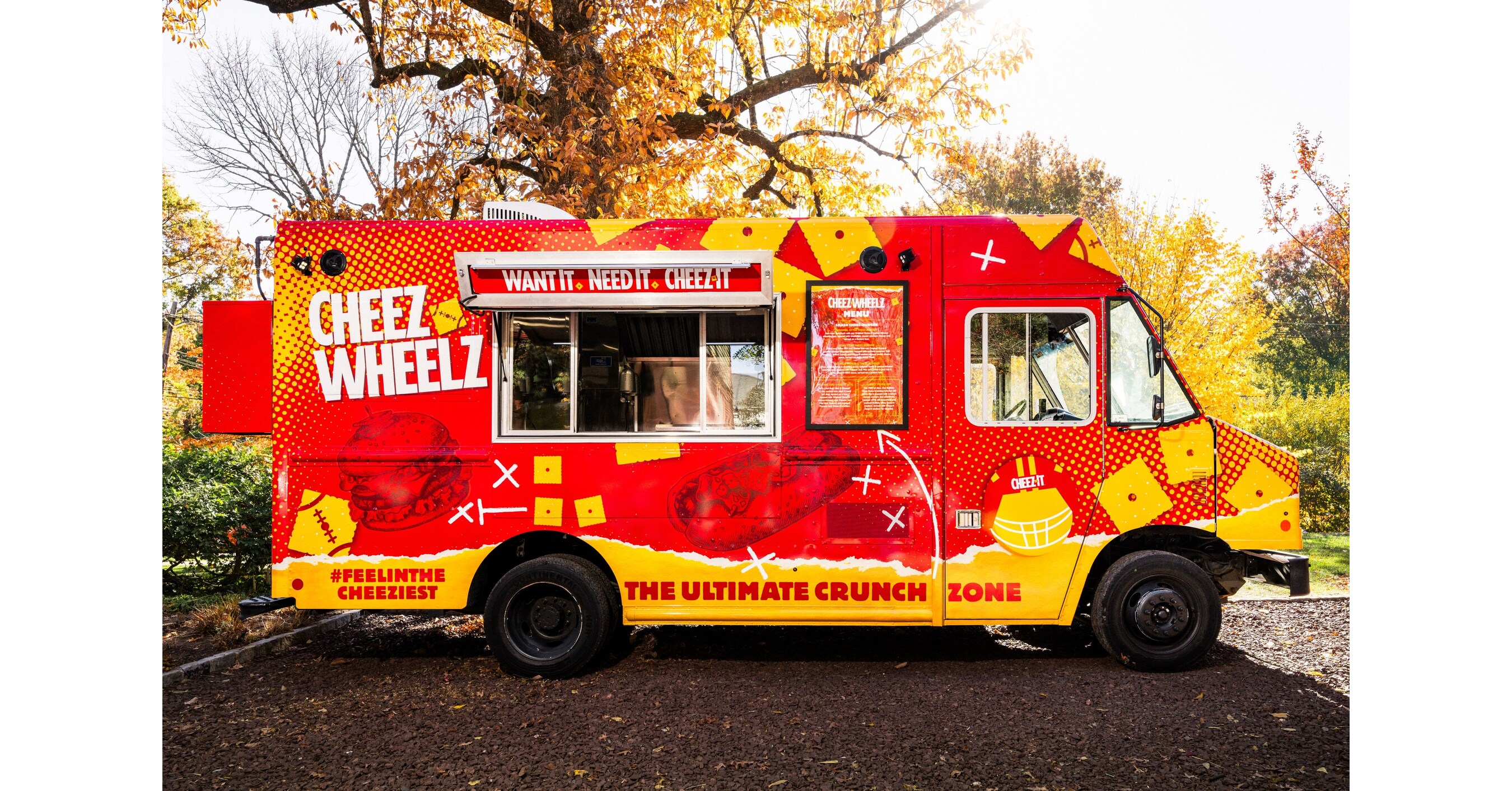 CHEEZ-IT® DEBUTS CHEEZ WHEELZ FOOD TRUCK AT COLLEGE FOOTBALL TAILGATES ...