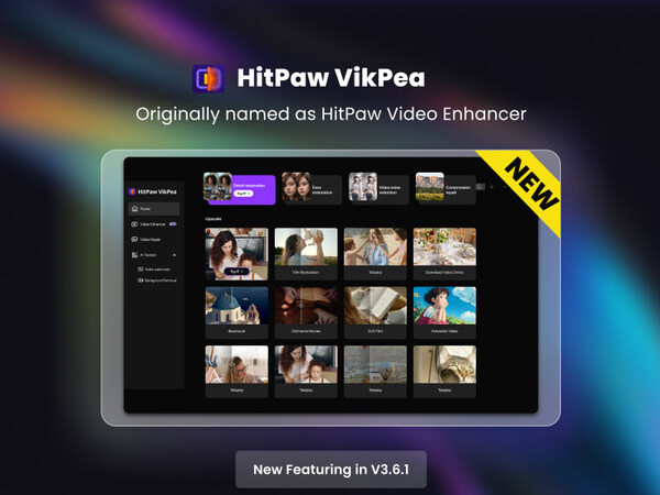 HitPaw Video Enhancer Rebrands to HitPaw VikPea: Major Update for Your ...
