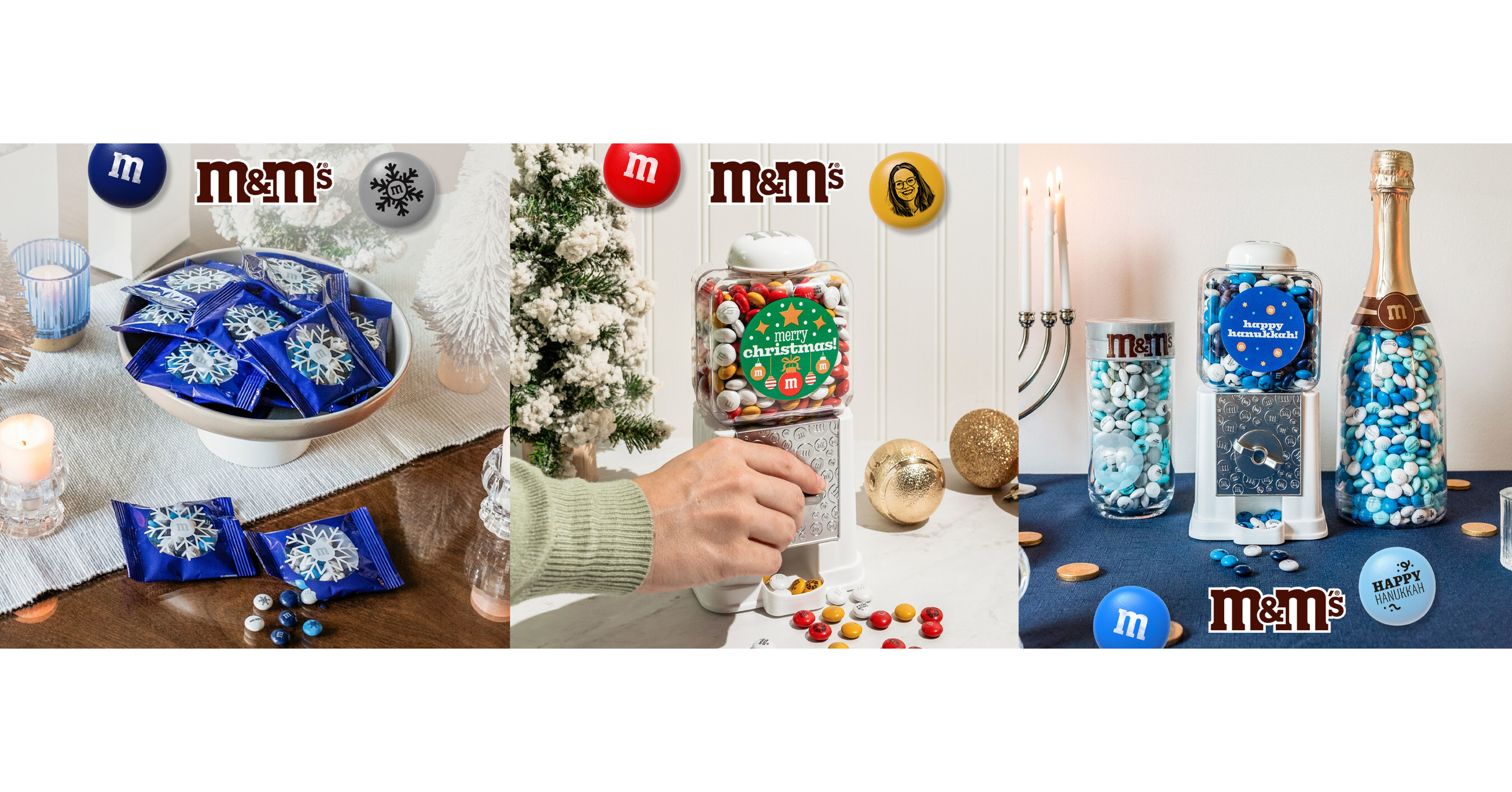 M&M'S® CELEBRATES THE HOLIDAYS WITH SWEET CUSTOMIZABLE GIFTS
