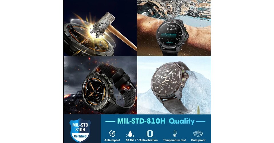 Introducing KUMI U5 Pro: The Stunningly Durable Smartwatch with ...