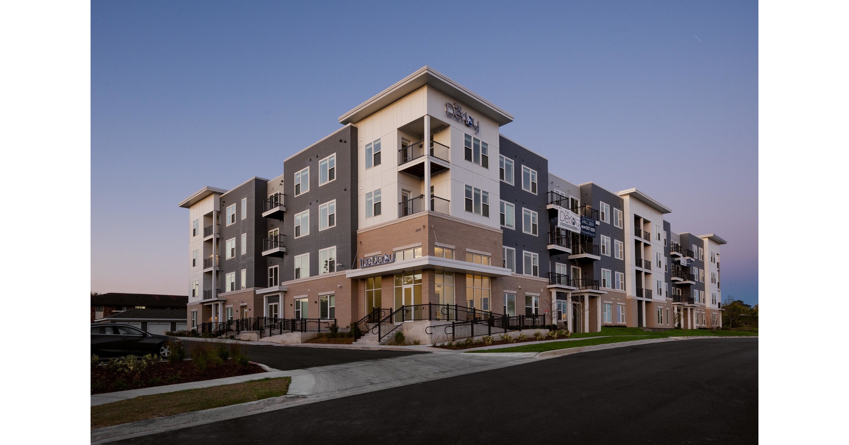 McShane Construction Completes The Derby Apartments in Madison, Wisconsin