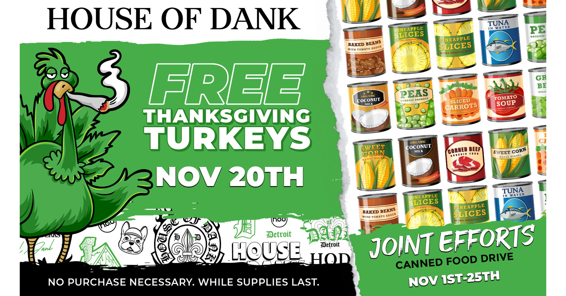 House of Dank Continues Annual Turkey Drive Tradition & Brings Back ...
