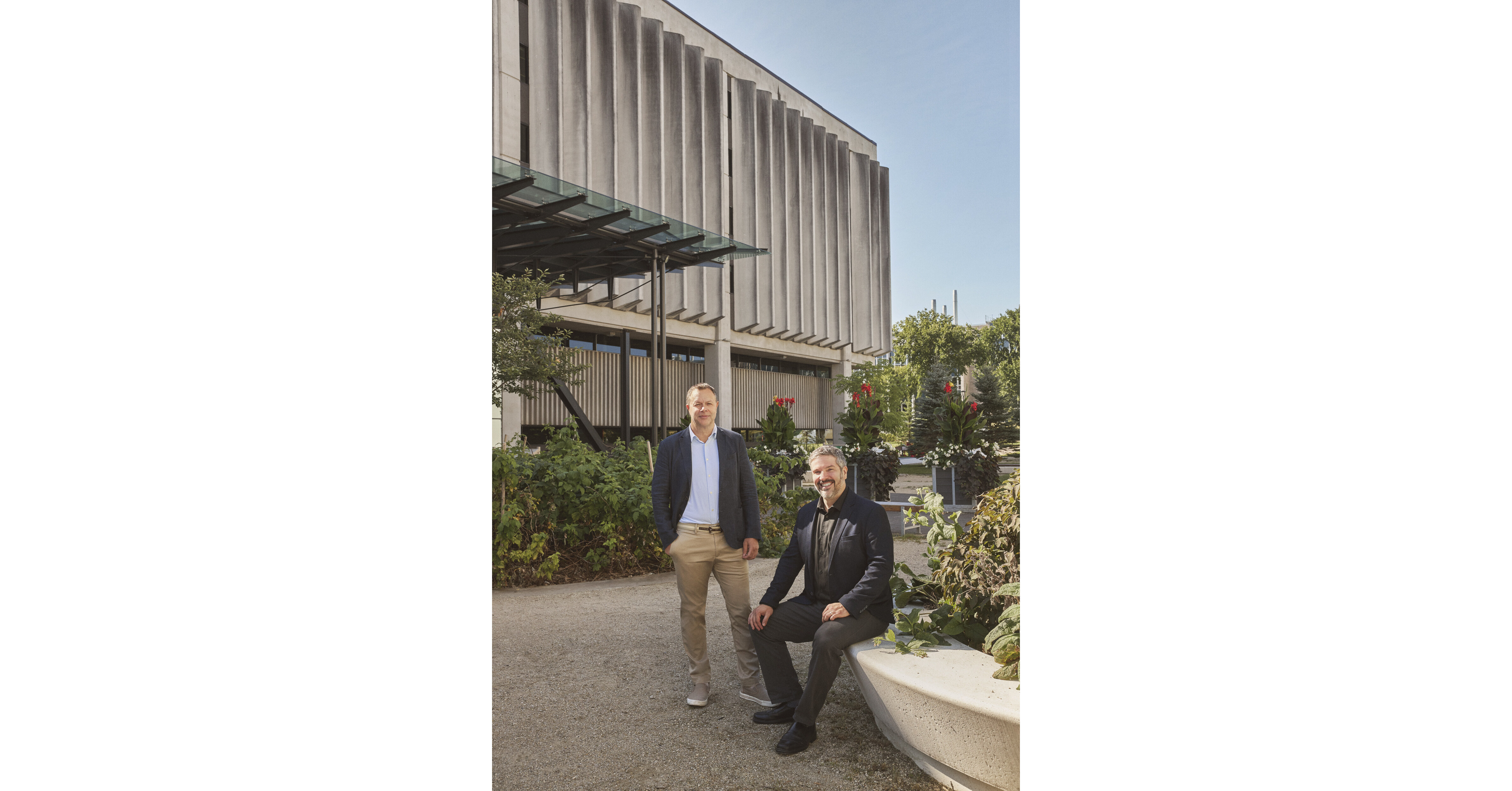 Professors Tiago Falk of INRS and Sébastien Tremblay of Université ...
