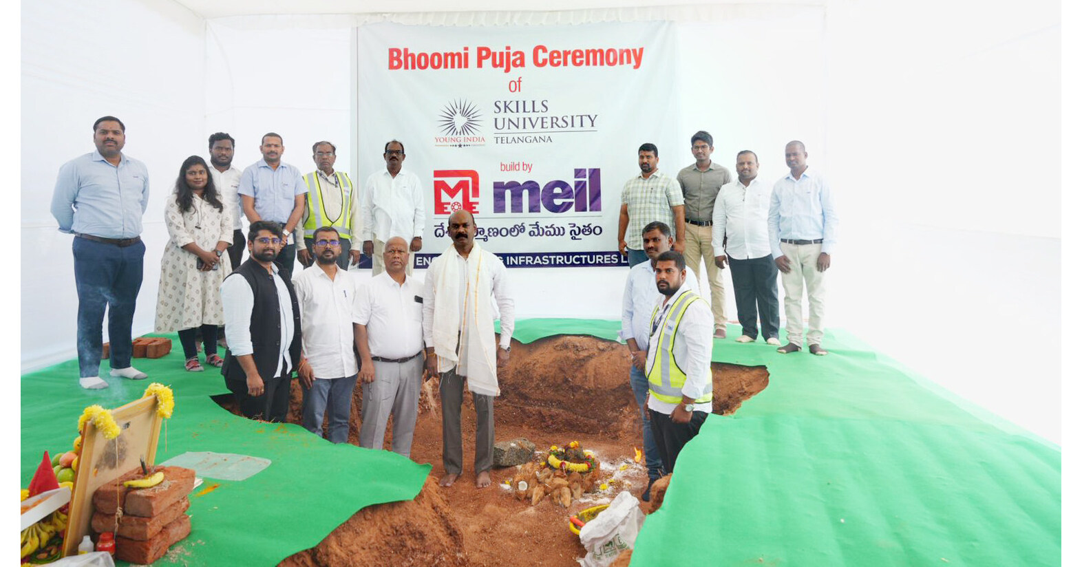 MEIL Lays Foundation Stone For Young India Skills University