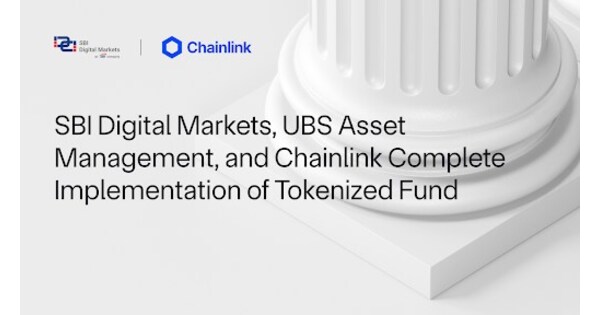 SBI Digital Markets, UBS Asset Management, and Chainlink Complete Pilot ...