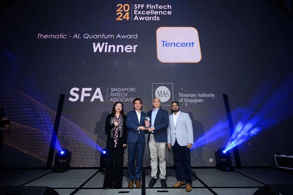 Tencent Palm Recognition Technology Recognized at the 2024 Singapore Fintech Excellence Awards