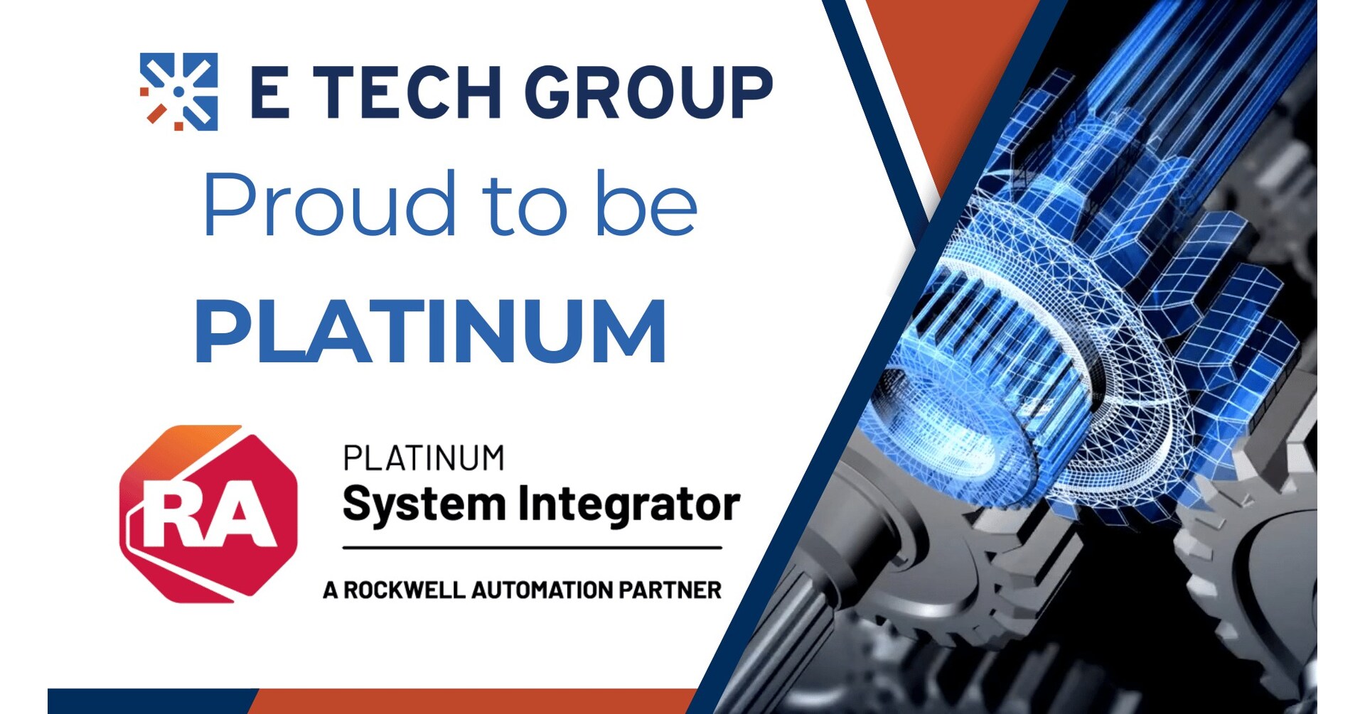 E Tech Group Named Platinum Partner in Rockwell Automation PartnerNetwork™