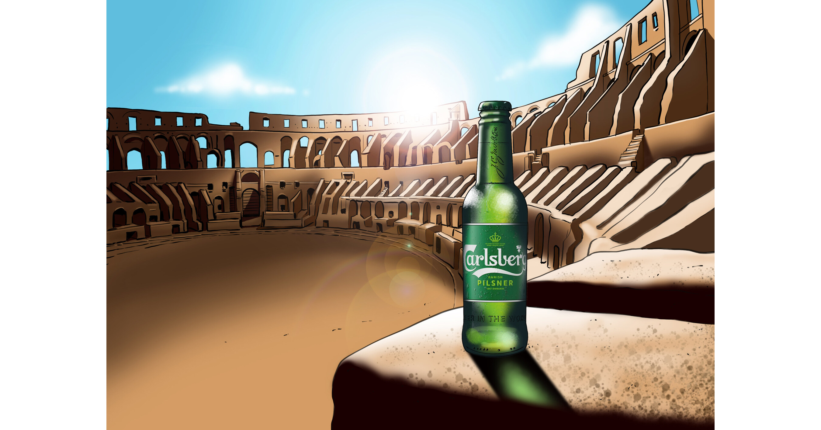 BEER FIT FOR THE ROMANS, CARLSBERG SHEDS LIGHT ON GLADIATORS' FAVOURITE ...