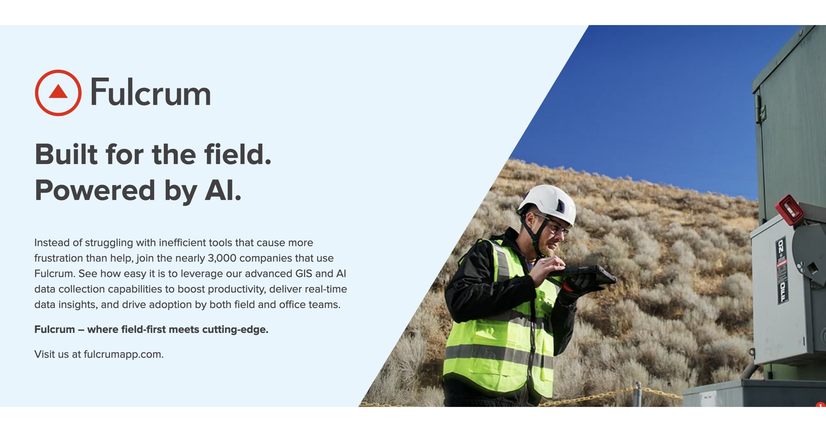 Fulcrum Launches AI-Powered Field Platform