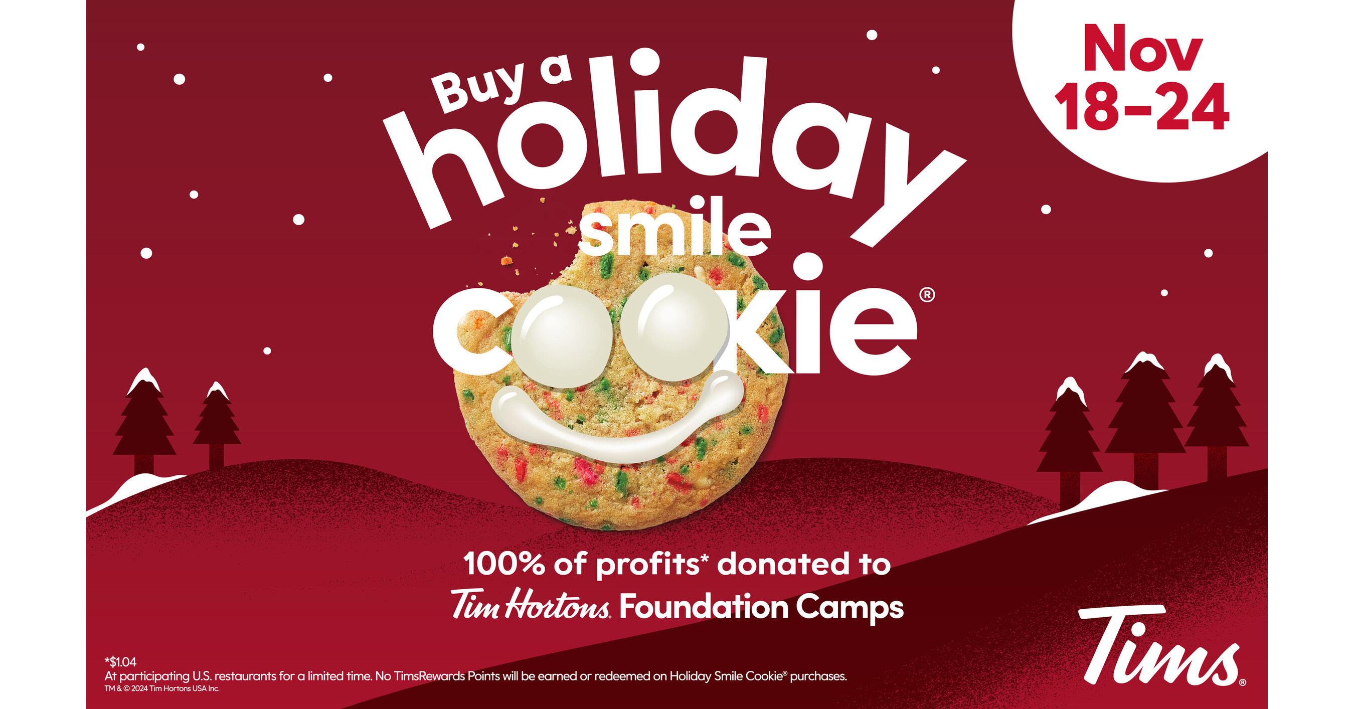 Tim Hortons US announces first-ever Holiday Smile Cookie campaign with ...