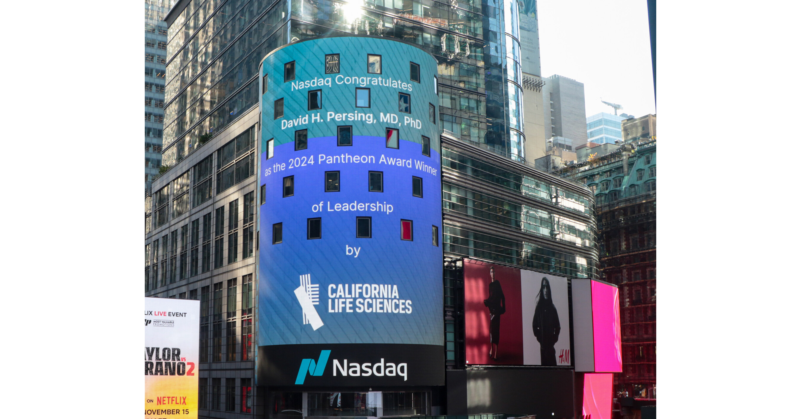 Dr. David H. Persing wins 2024 California Life Sciences Pantheon Award