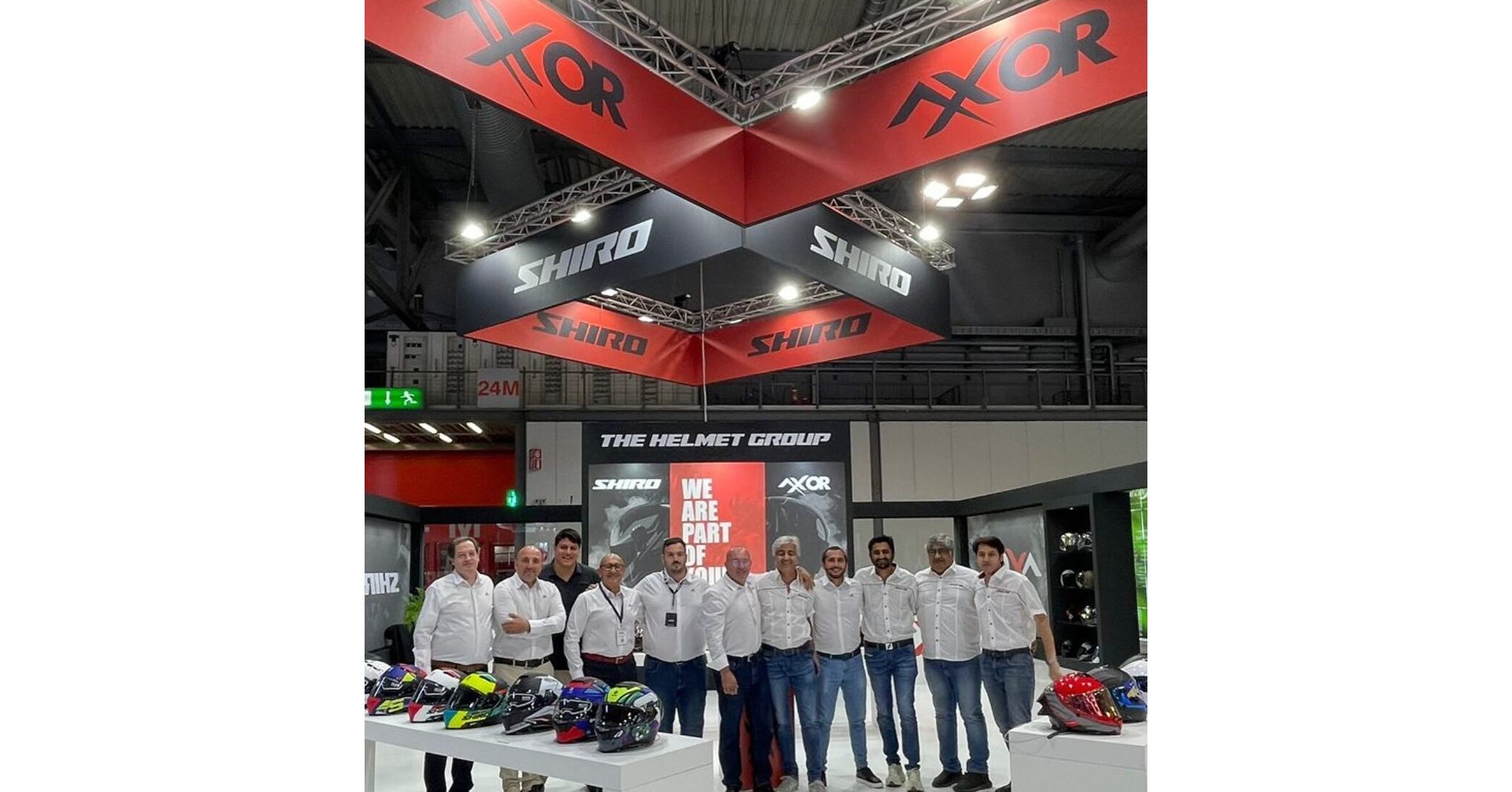 AXOR Helmets Shines at EICMA 2024, Milan, with Global Connections