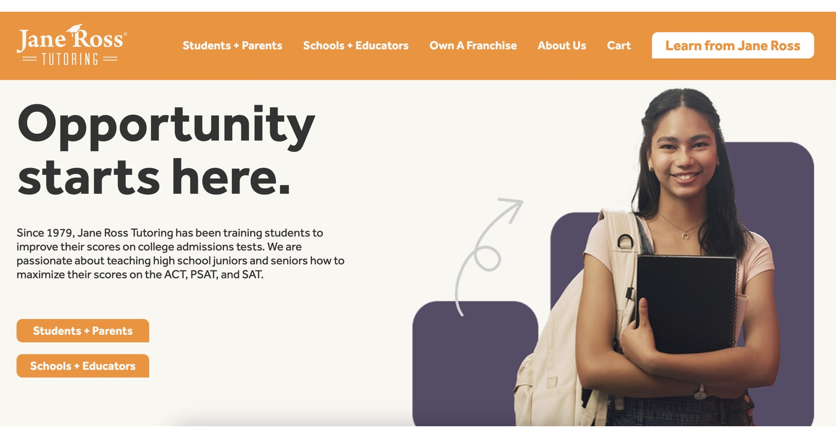 Jane Ross Tutoring Launches New Website Designed by Bramblett Group