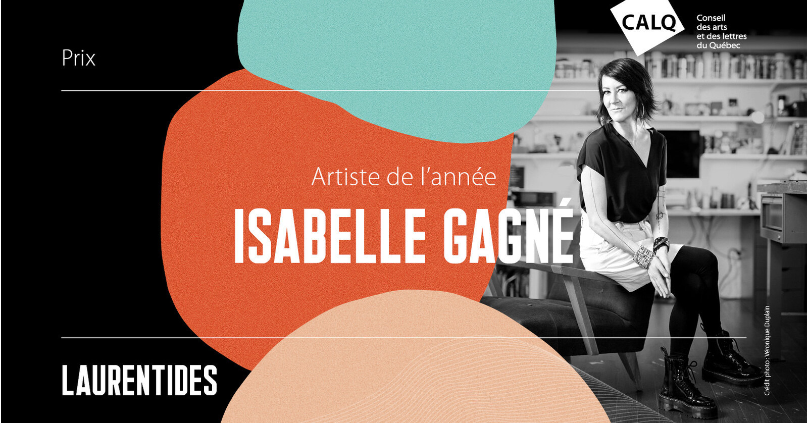 Isabelle Gagné reçoit le Prix du CALQ - Artiste de l'année dans les ...