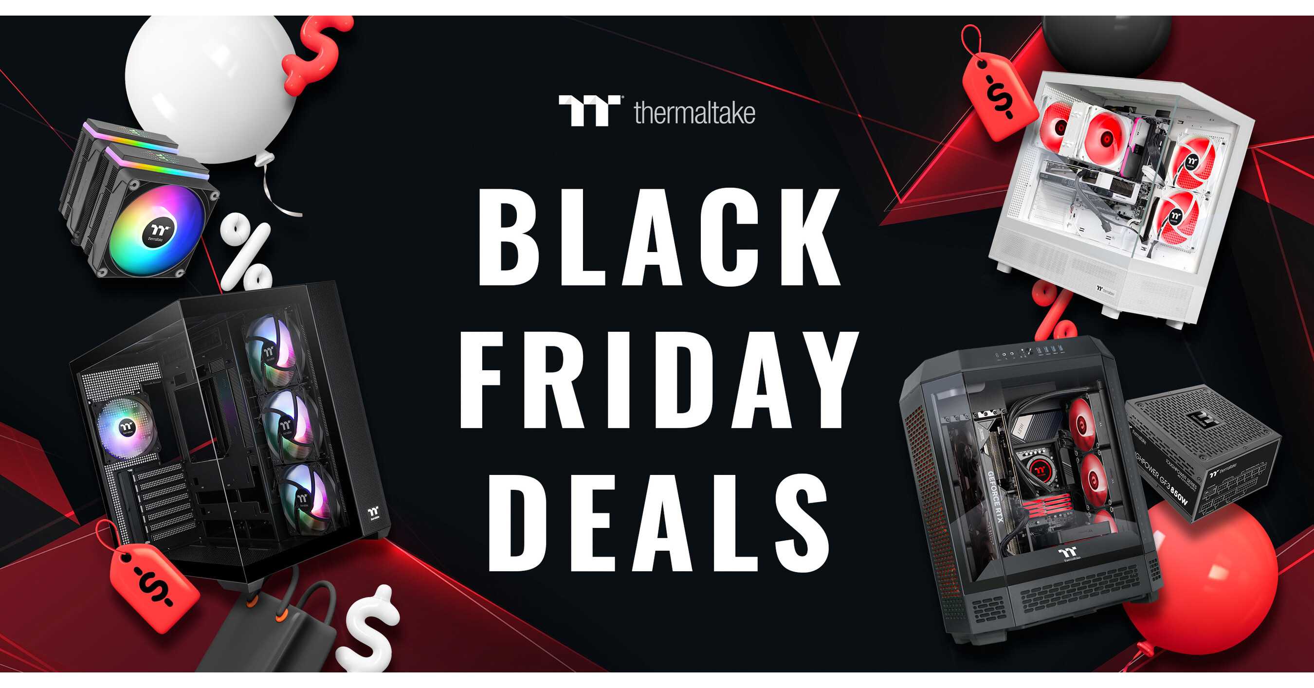 Thermaltake Black Friday and Cyber Monday Sale Offers Savings of Up to 250 Dollars on Gaming PCs ...