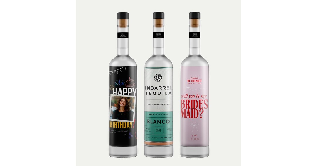 InBarrel Launches with Personalized Tequila Bottles for Gifting