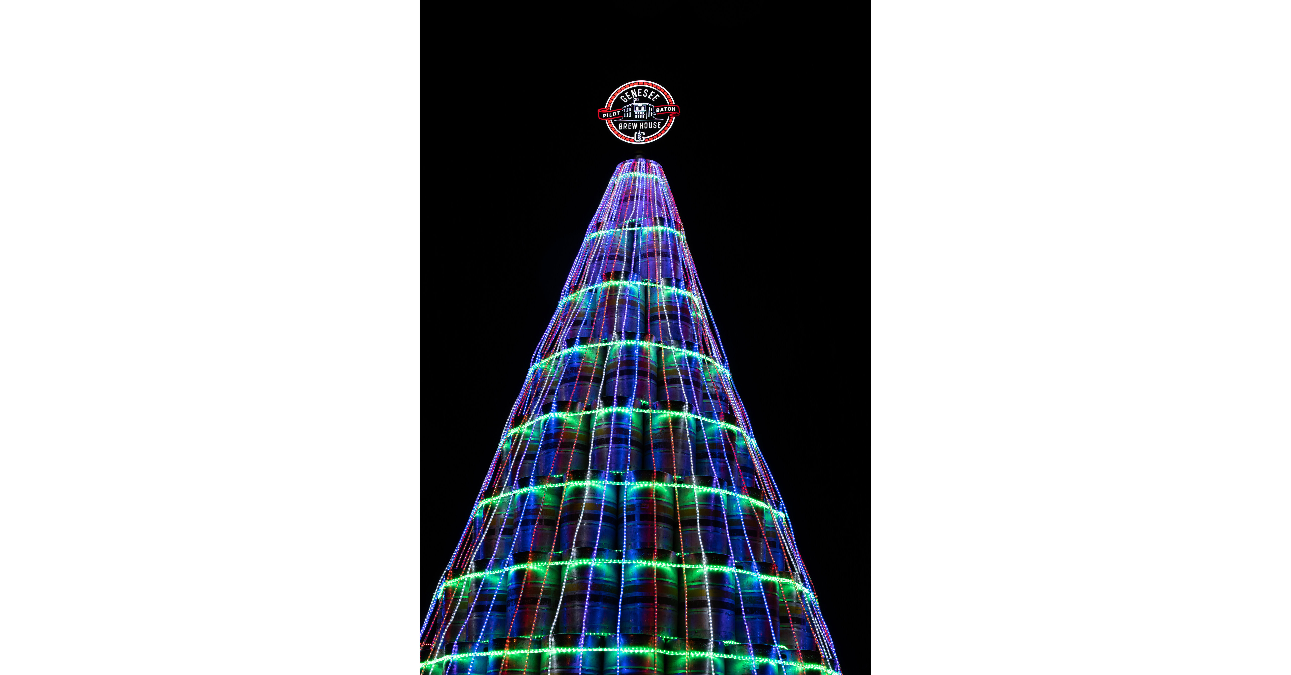 Genesee Brewery Celebrates 10th Anniversary of Iconic Keg Tree Lighting