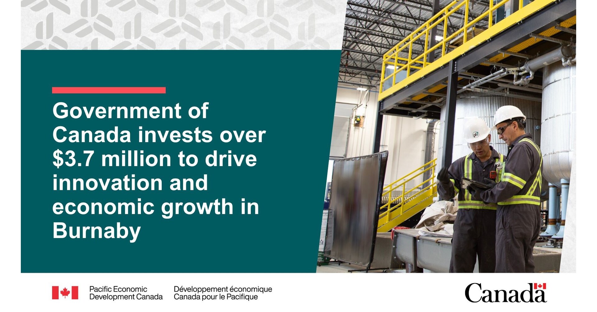 Government of Canada invests over $3.7 million to drive innovation and ...