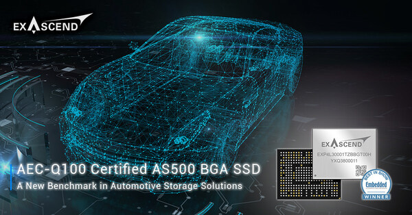 Exascend Announces AEC-Q100 Certification of AS500 BGA SSD: A New ...