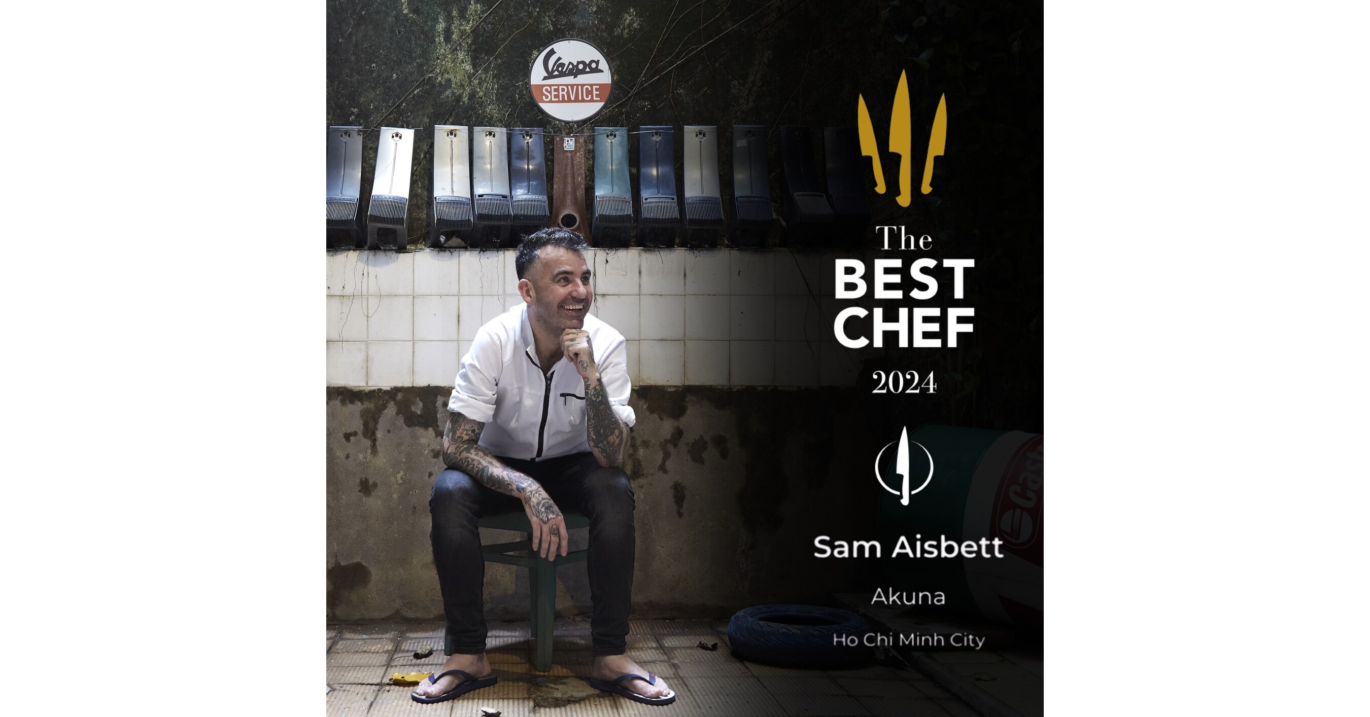 Chef Sam Aisbett of Akuna Restaurant Honoured With 1 Knife At The ...