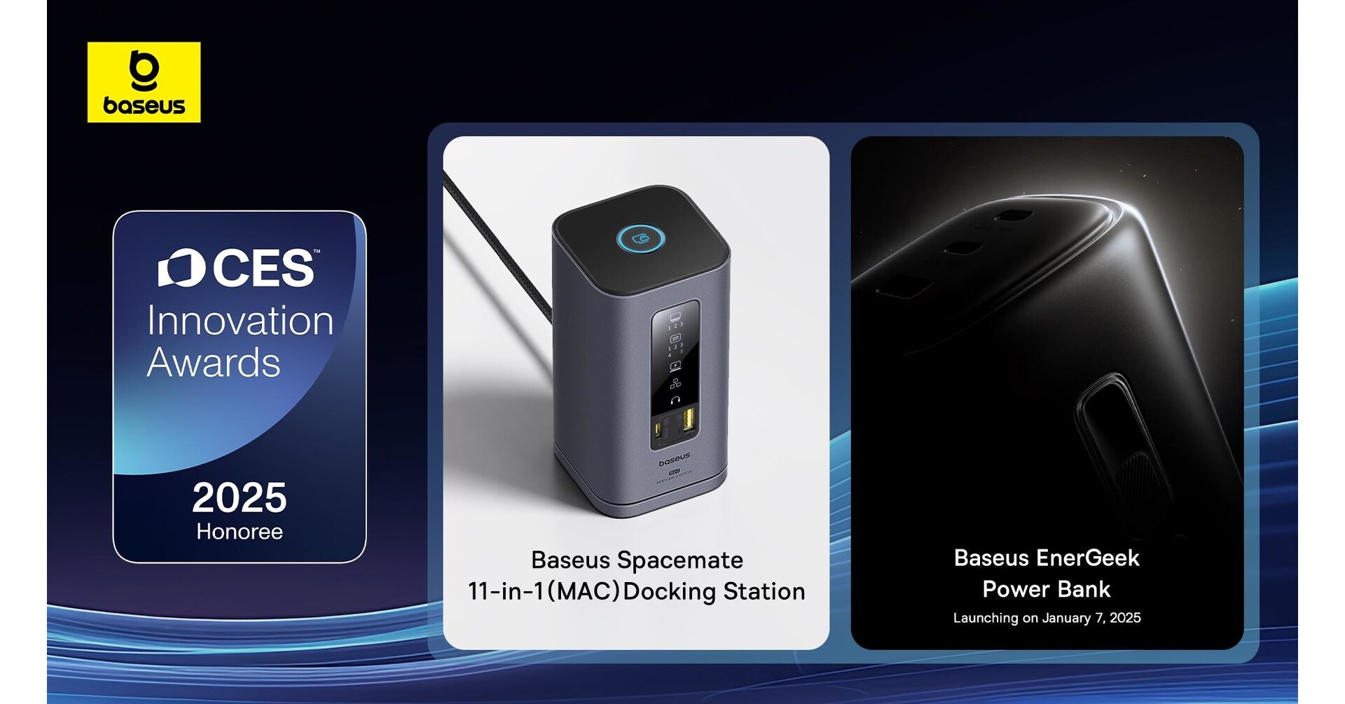 CES Innovation Awards 2025 Selects Baseus Spacemate Series 11-in-1 ...