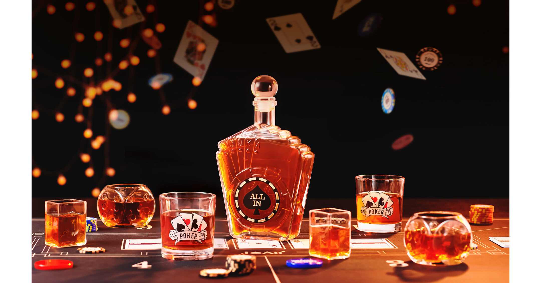 Kollea Unveils Exclusive New Whiskey Decanter Collections: Casino Style ...