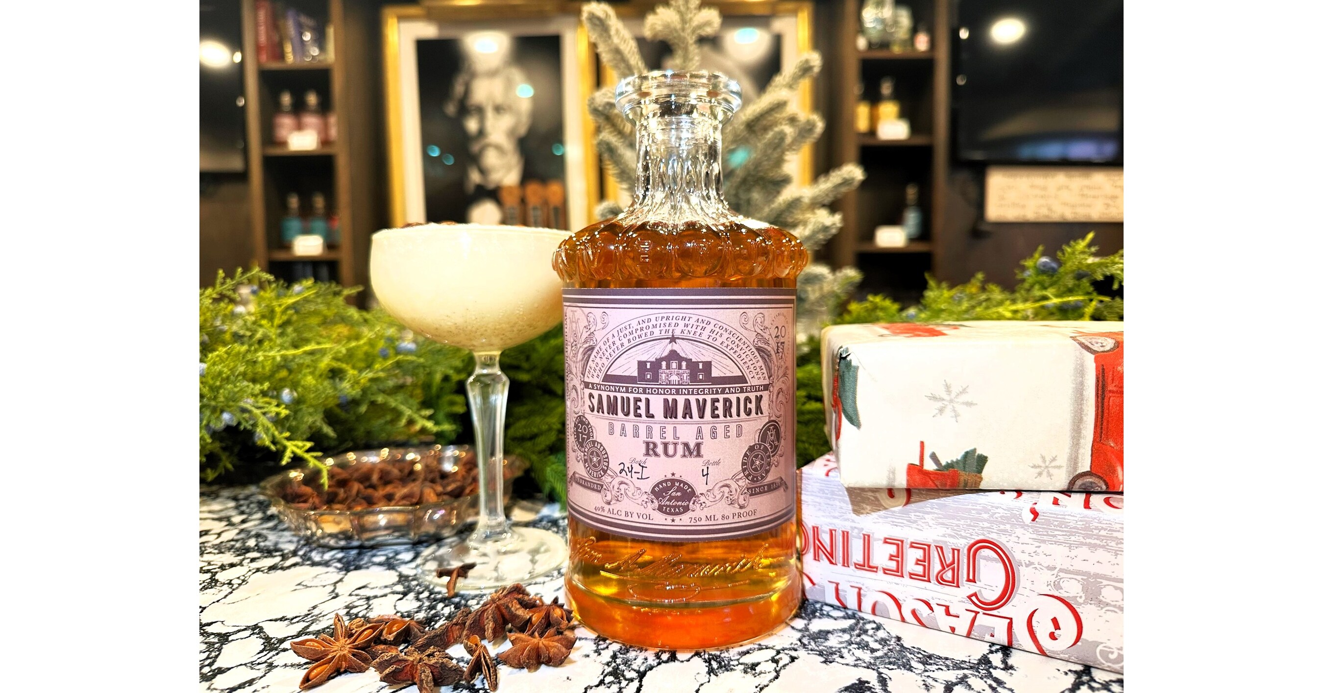 Maverick Distilling Samuel Maverick Barrel-Aged Rum Now Available Online