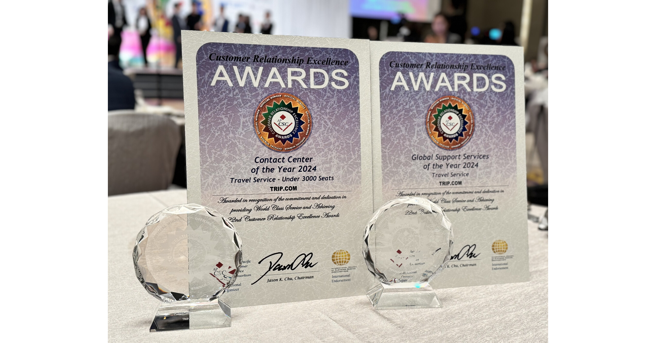 Trip.com Wins Double Recognition for Exceptional Customer Service at ...