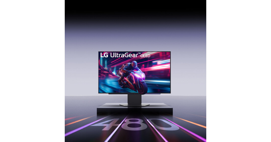LG UNVEILS NEW ULTRAGEAR OLED GAMING MONITOR WITH 480HZ REFRESH RATE