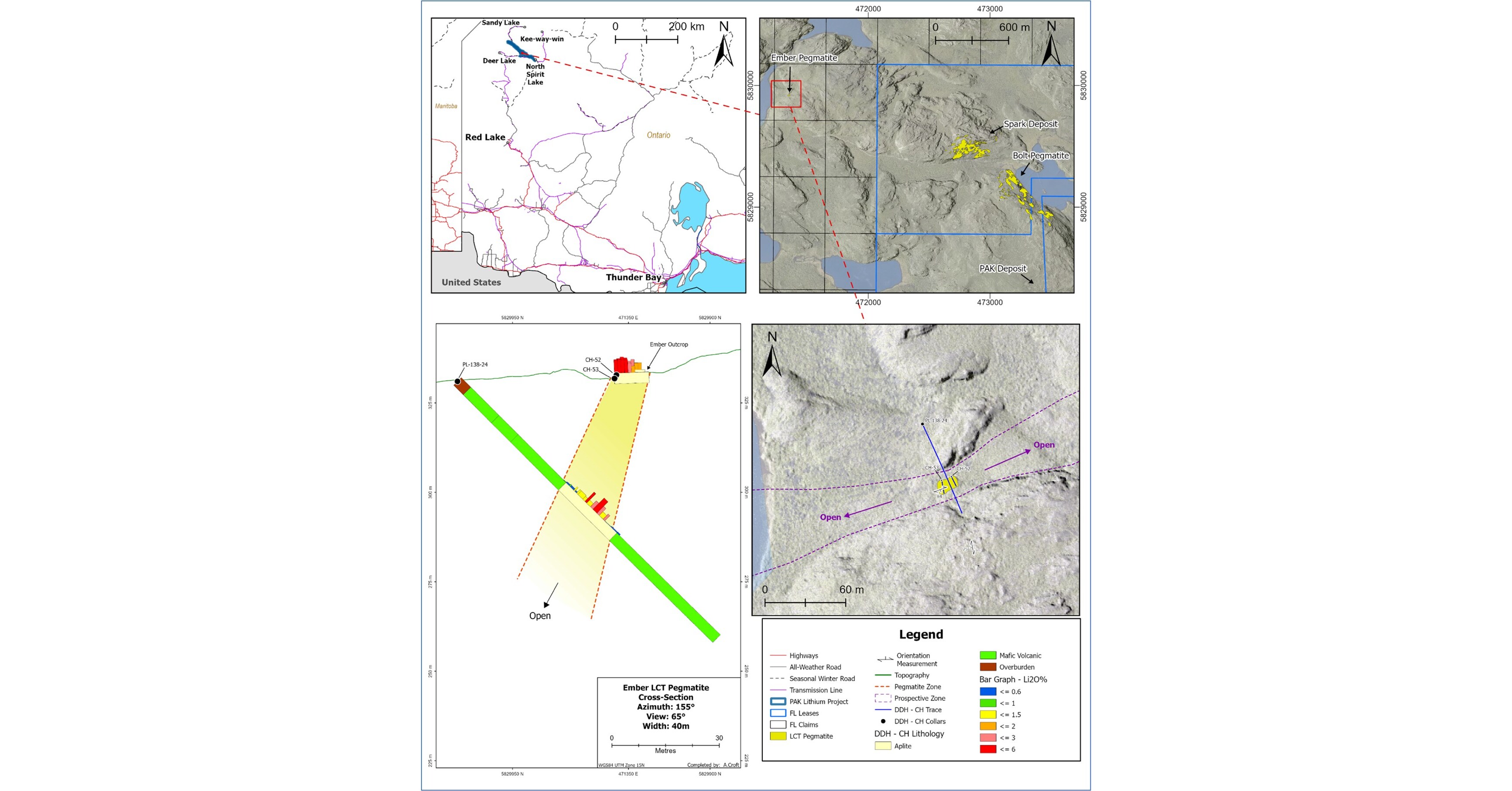 Frontier Lithium Strikes High-Grade Lithium at Ember Pegmatite 1km from ...