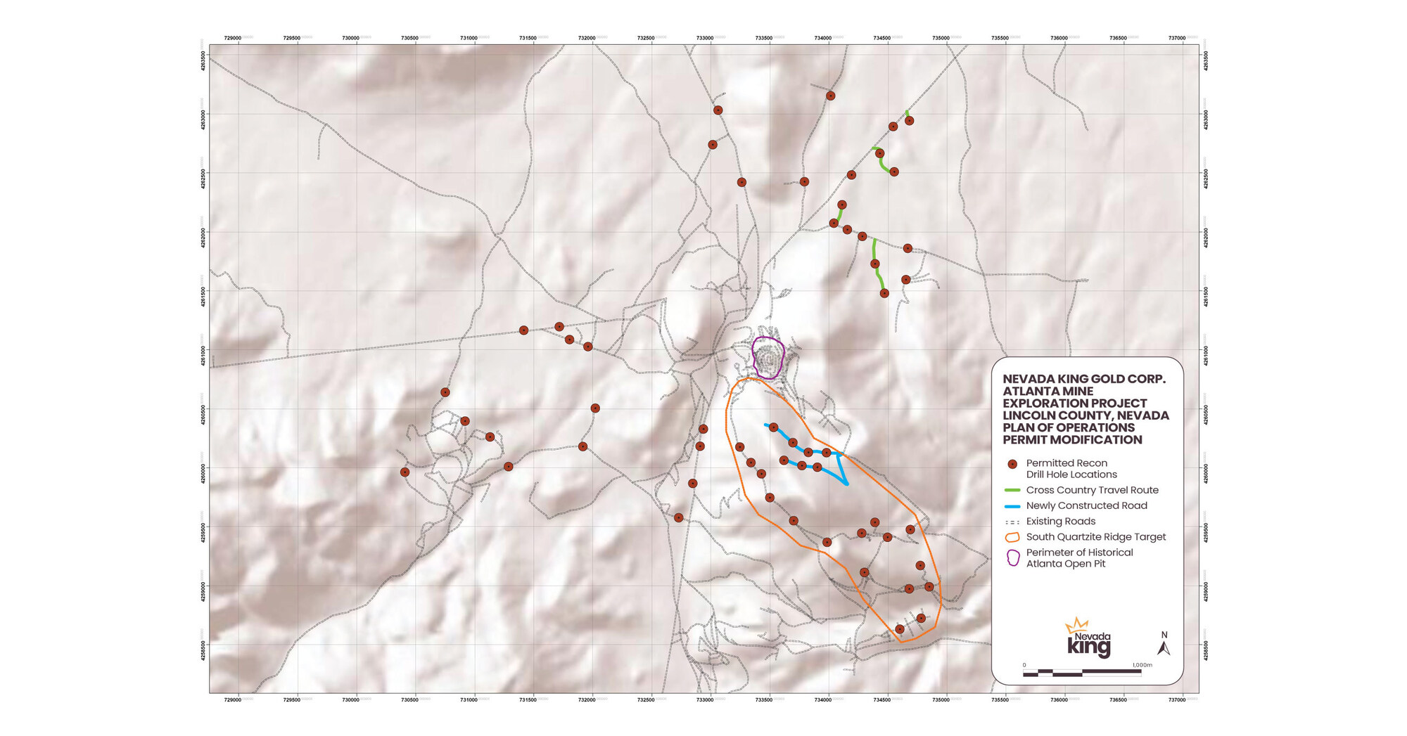 NEVADA KING COMMENCES ITS PHASE III, 20,000 METRE REGIONAL DRILL ...
