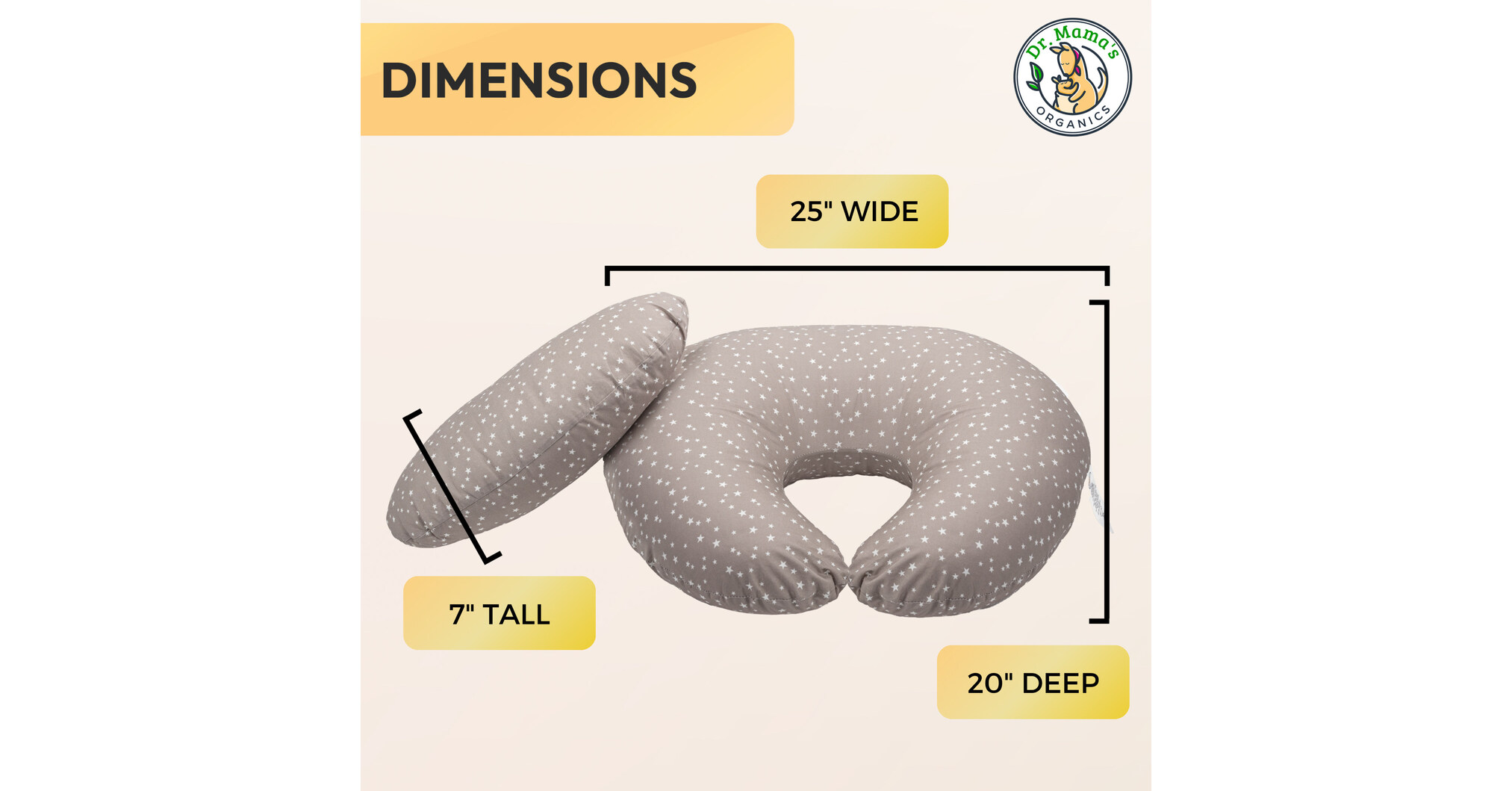 Introducing Dr. Mama's Organic Nursing Pillow, Your Solution to Arm and ...