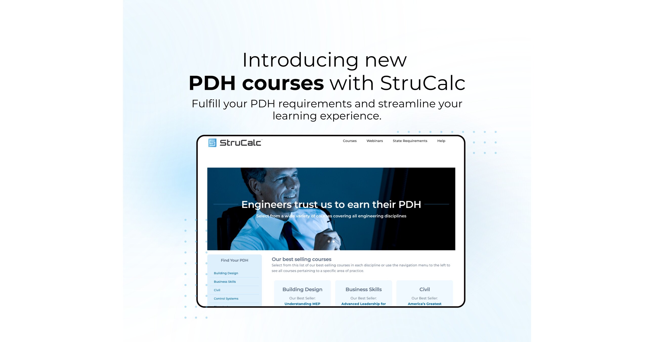 StruCalc Launches New PDH Courses for Structural Engineers
