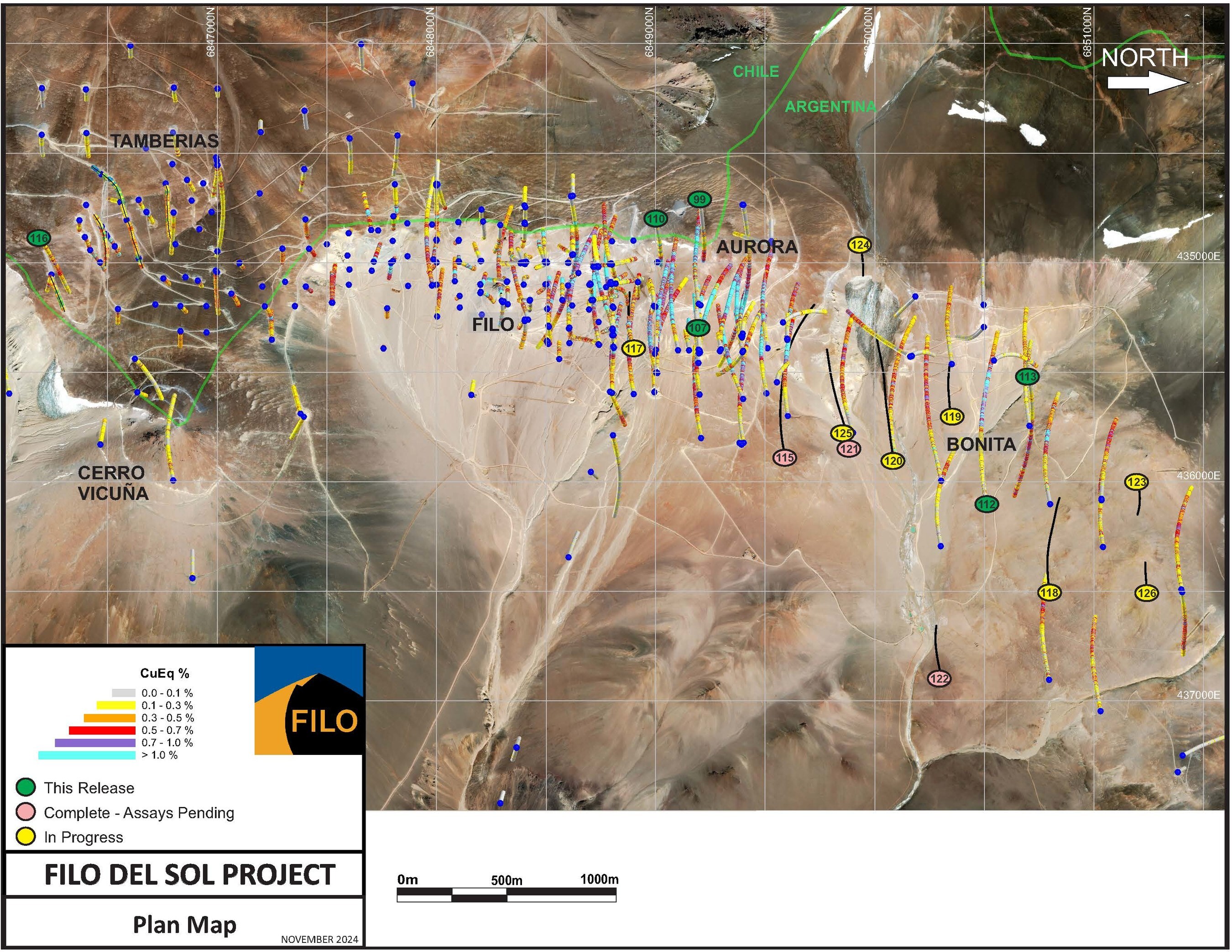 Filo Drills 1,270m at 0.92% CuEq in Aurora and 529m at 0.97% CuEq in ...