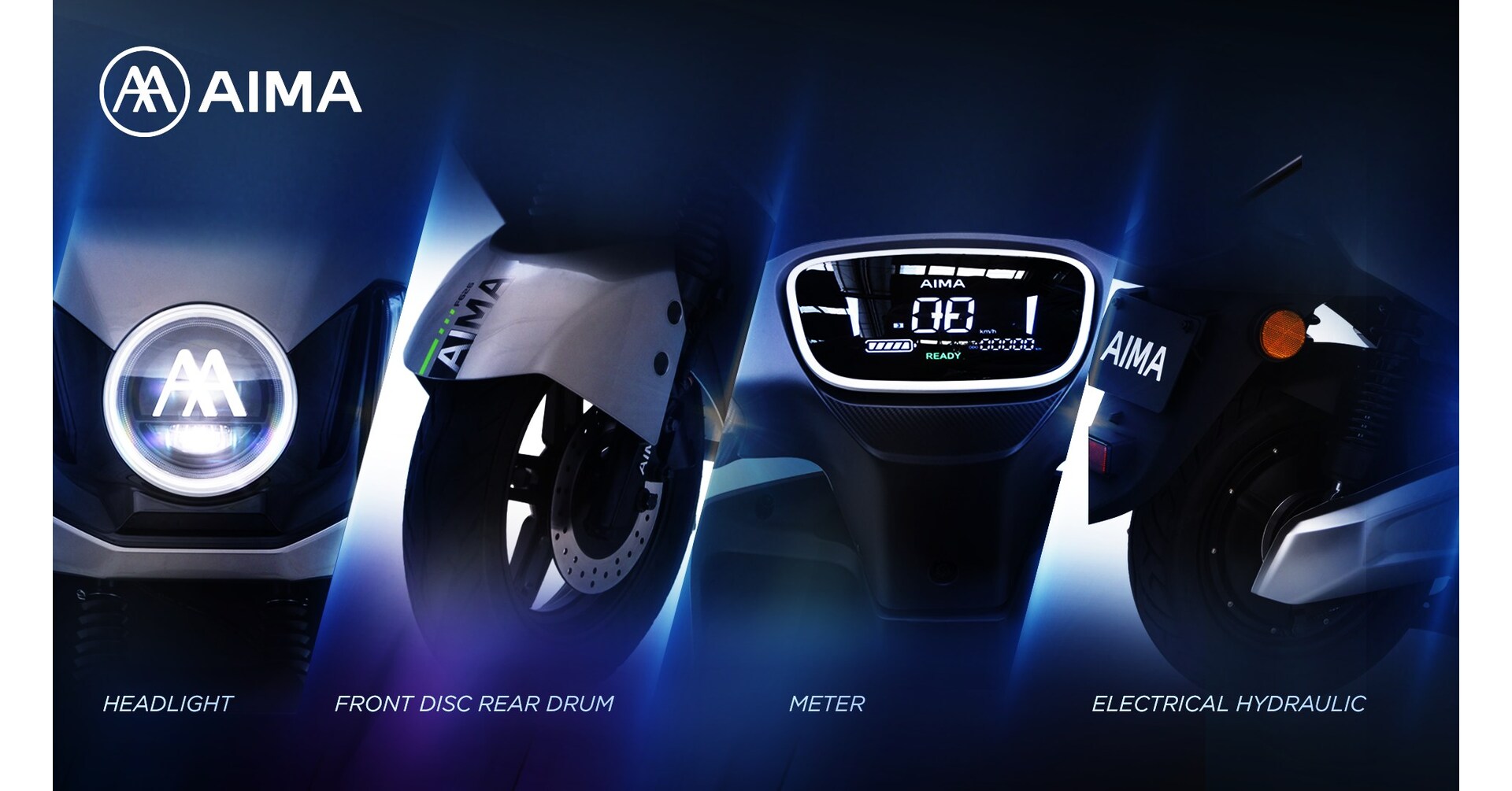 La motocicleta eléctrica de la marca china AIMA ya llegó a Bangladés