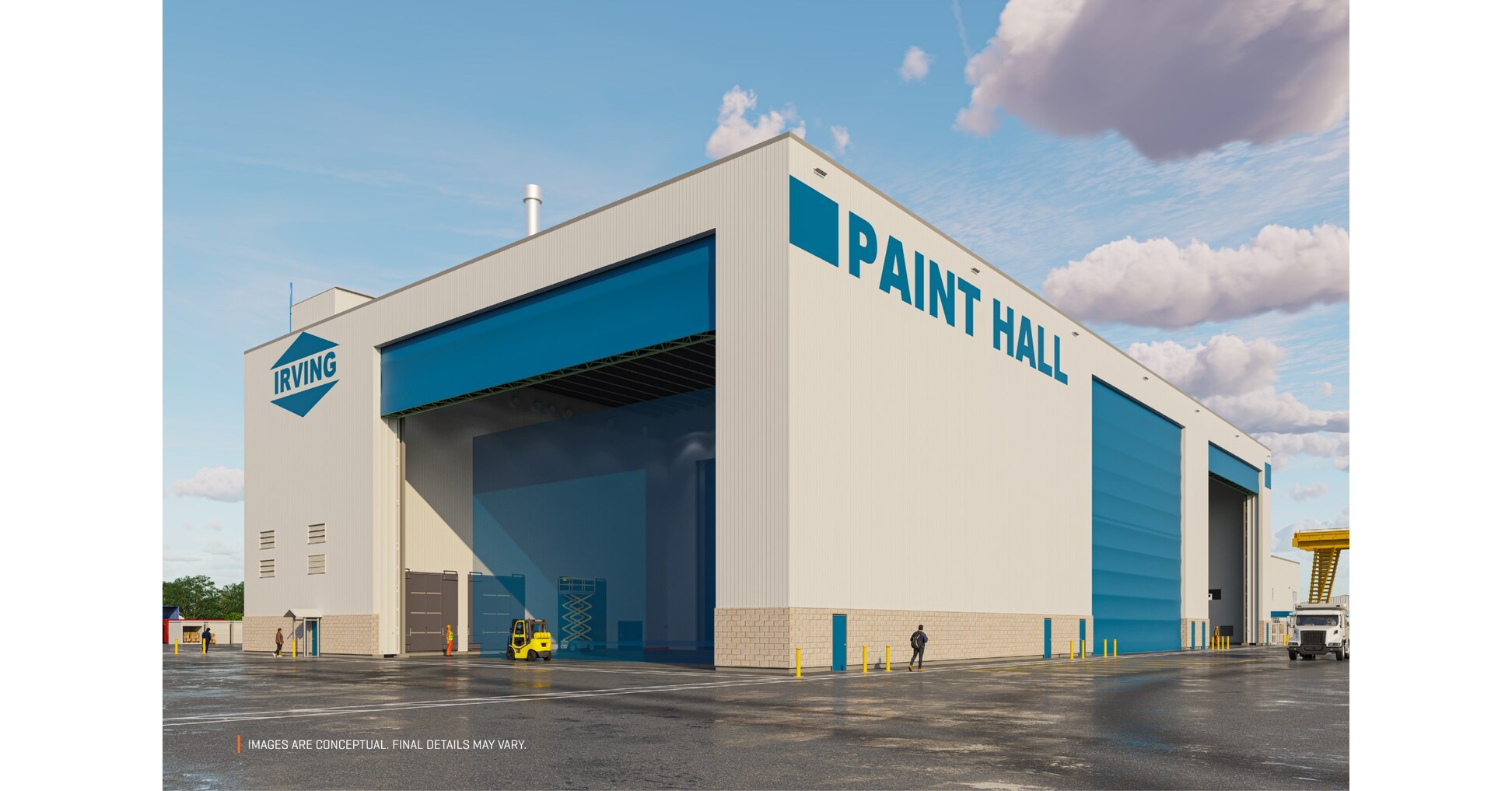 BlastOne Selected by Irving Shipbuilding to Build New 3 Bay Paint Hall
