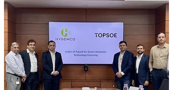 Hygenco selects Danish company Topsoe as Licensor for its Green Ammonia ...
