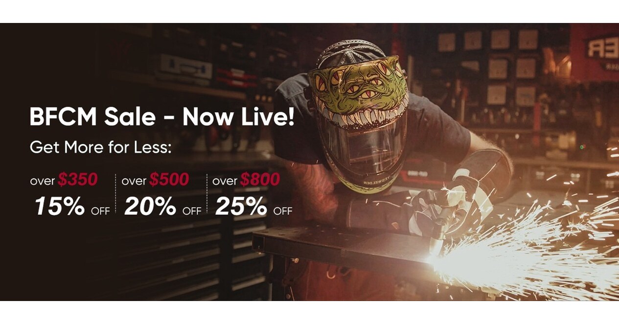 YesWelder Announces BFCM Sale Event Featuring the DP200 Welding Machine