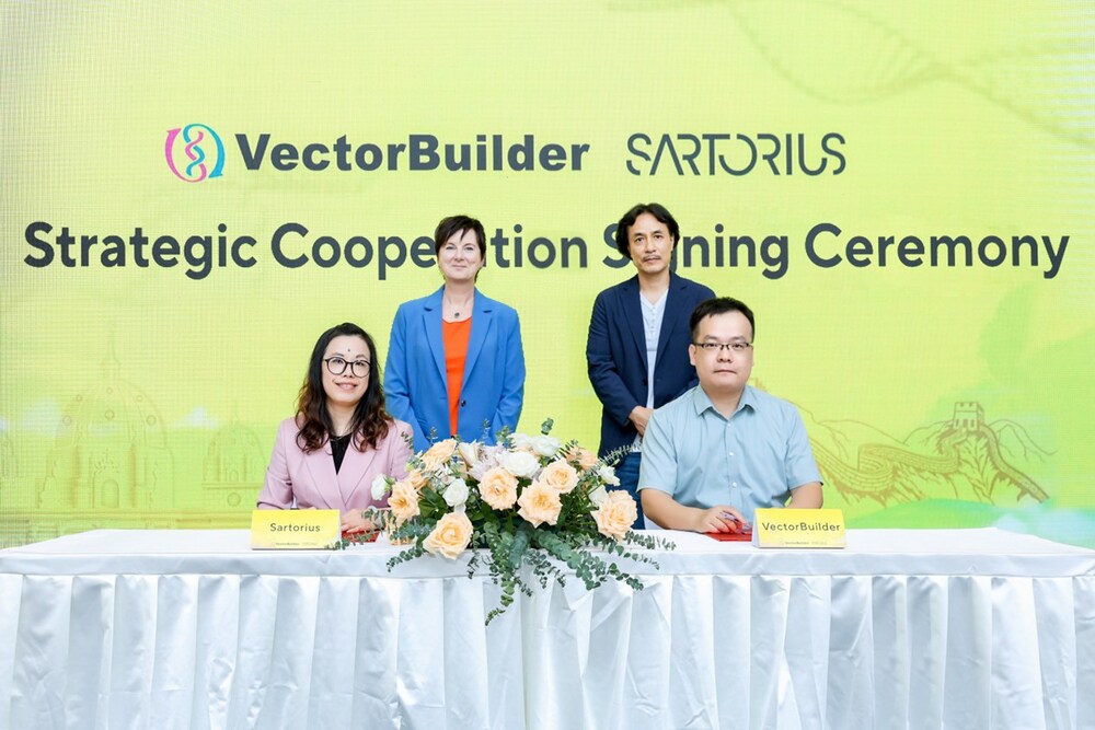 VectorBuilder and Sartorius Sign Strategic Cooperation Agreement to Advance Biopharmaceutical ...