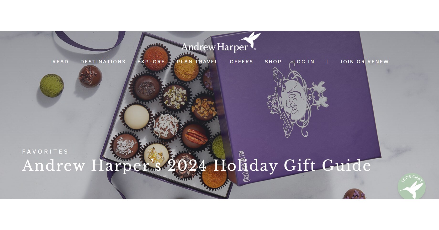 Give the gift of luxury travel this holiday season with an Andrew ...