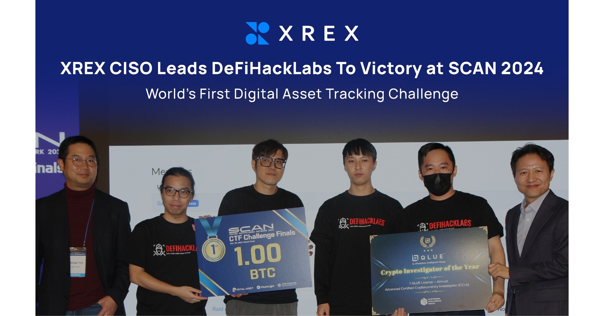 XREX CISO Leads DeFiHackLabs To Victory at SCAN 2024, the World's First ...