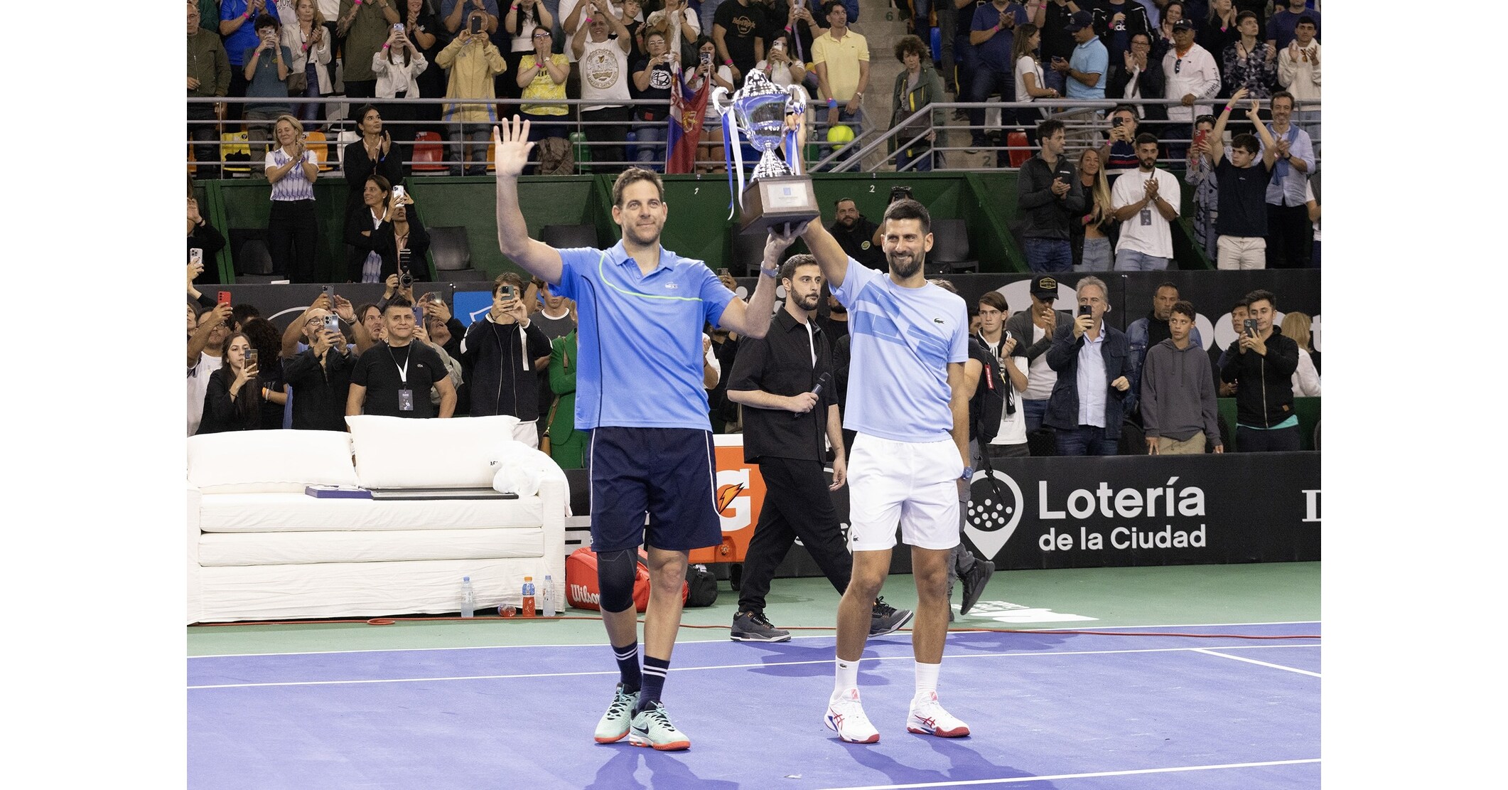 Aleph Sponsored Juan Martín Del Potro in Farewell Match Against Novak ...