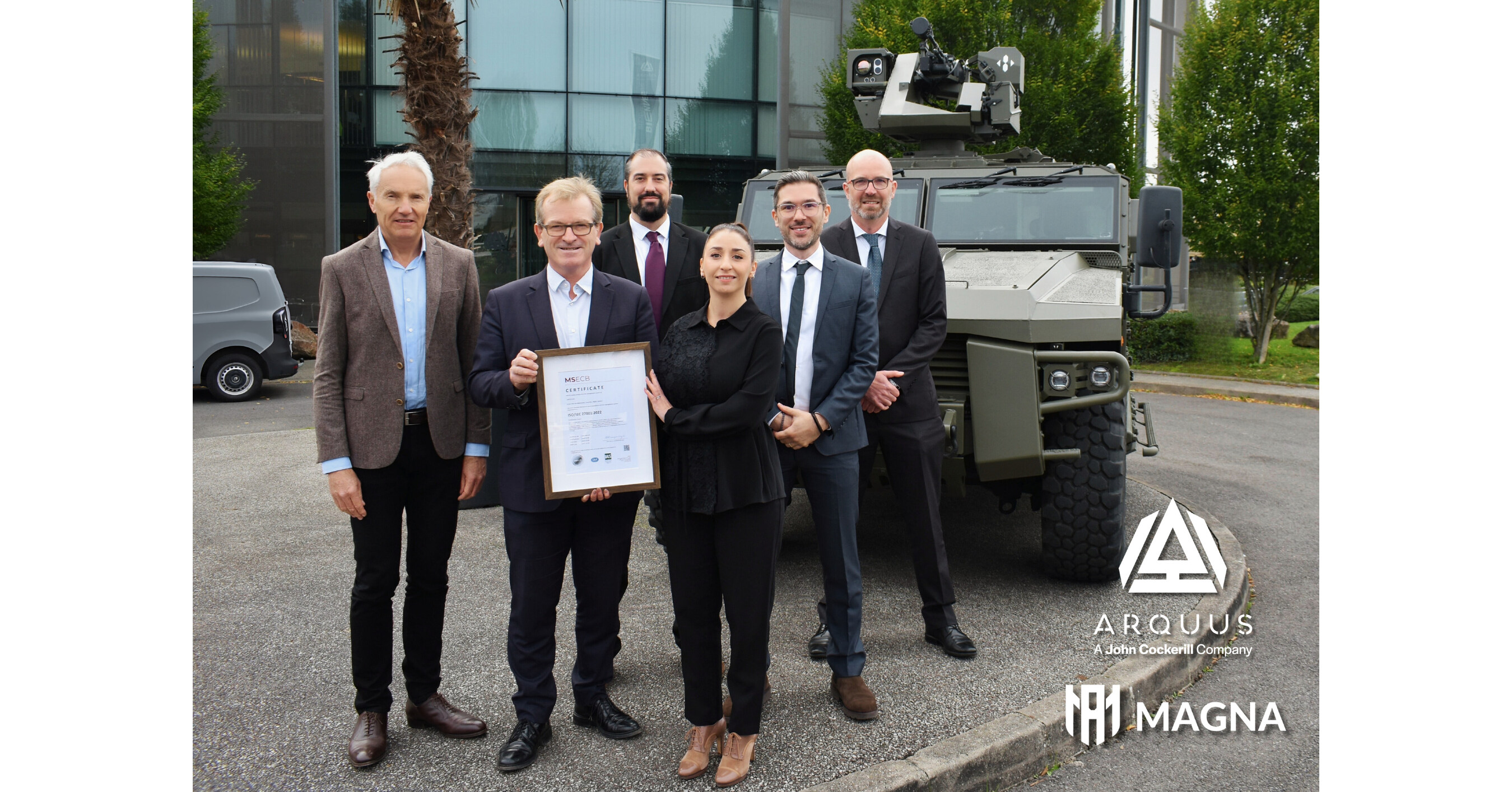 Arquus Secures ISO 27001 Certification with MAGNA's Guidance, Paving ...